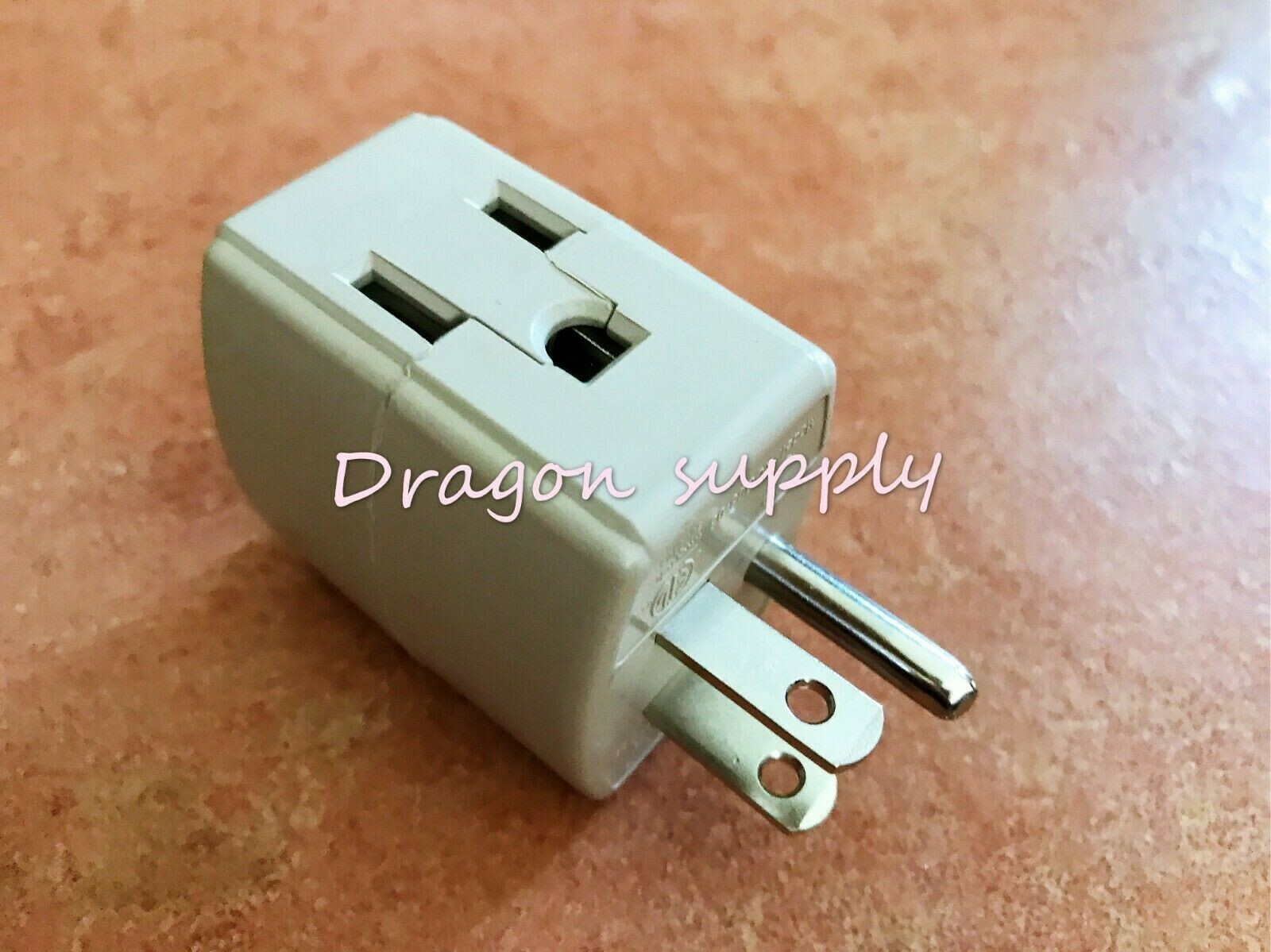 New 3 outlet Wall Mini Plug Grounded Indoor AC Outlet Adapter Tap ...