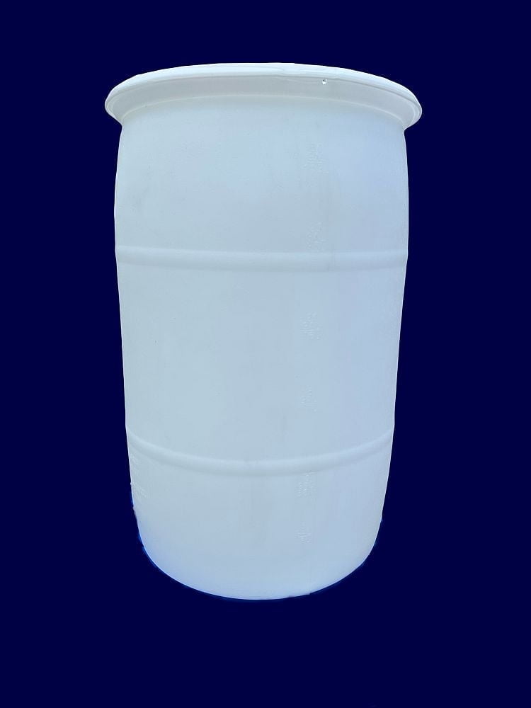 Baytec Containers Greif 1117 White High Density Polyethylene (HDPE) 30 ...