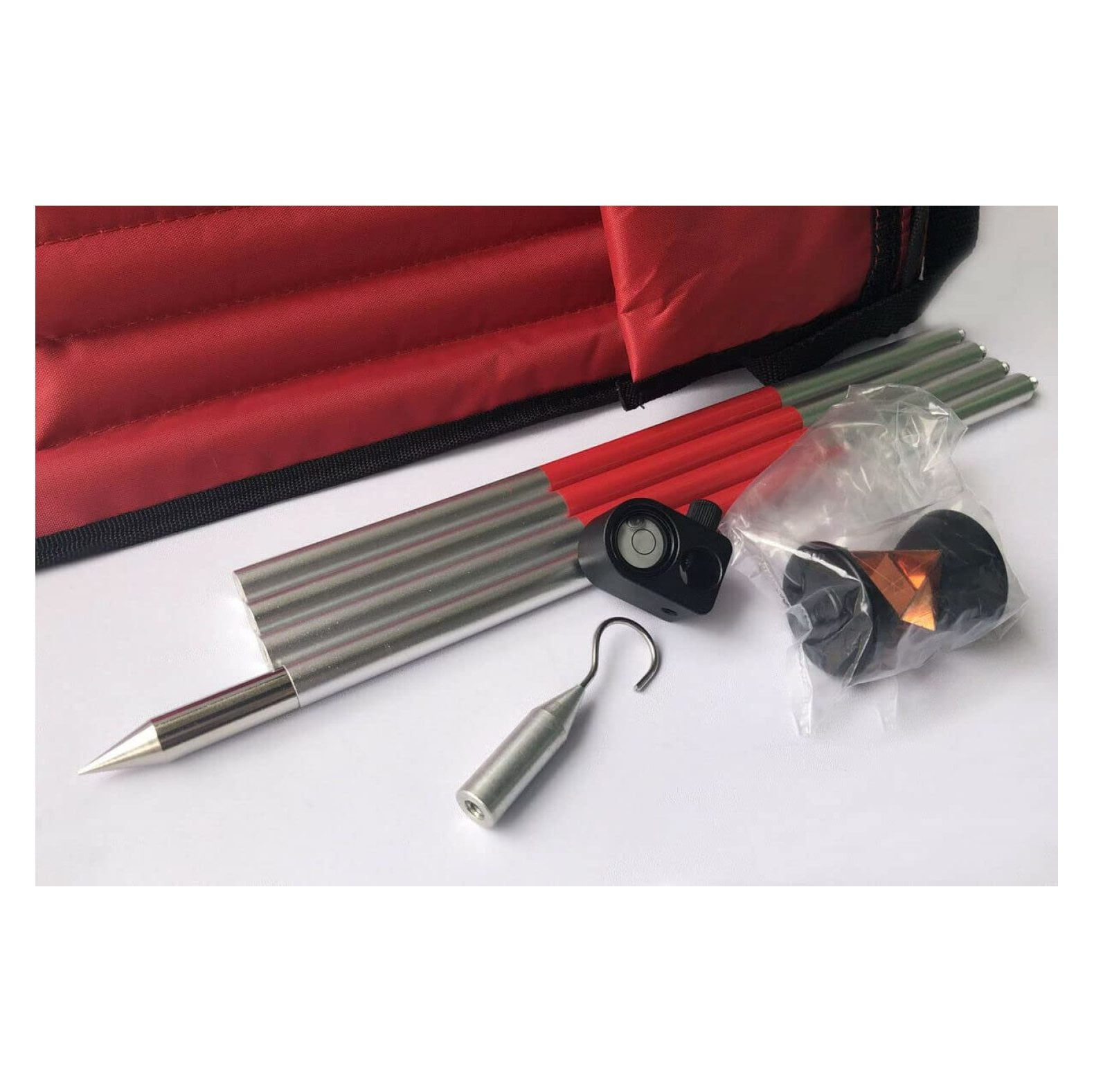 New 360°Mini Prism with 4 Poles Replaces GRZ for Leica Total Station ...