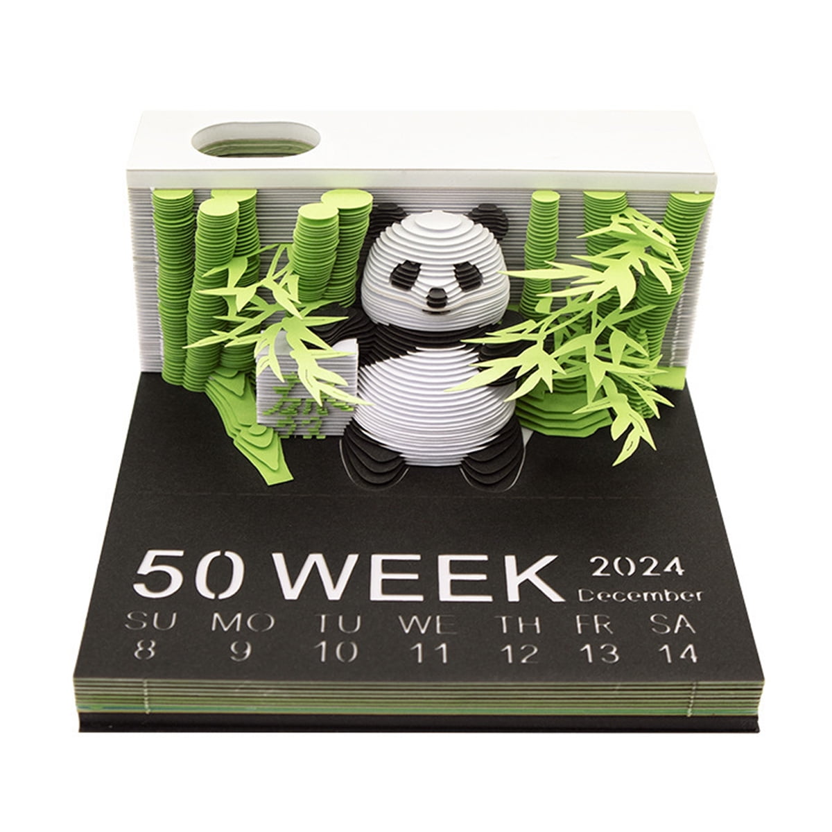 New 3D Desk Note, Time Piece Calendar 3D Tearable Sticky Notes Paper ...