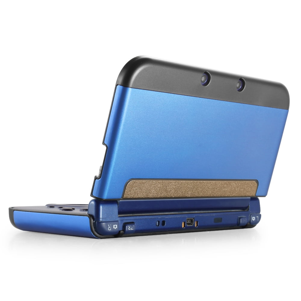 New 3DS XL Case (Navy Blue) - Plastic + Aluminium Full Body Protective ...
