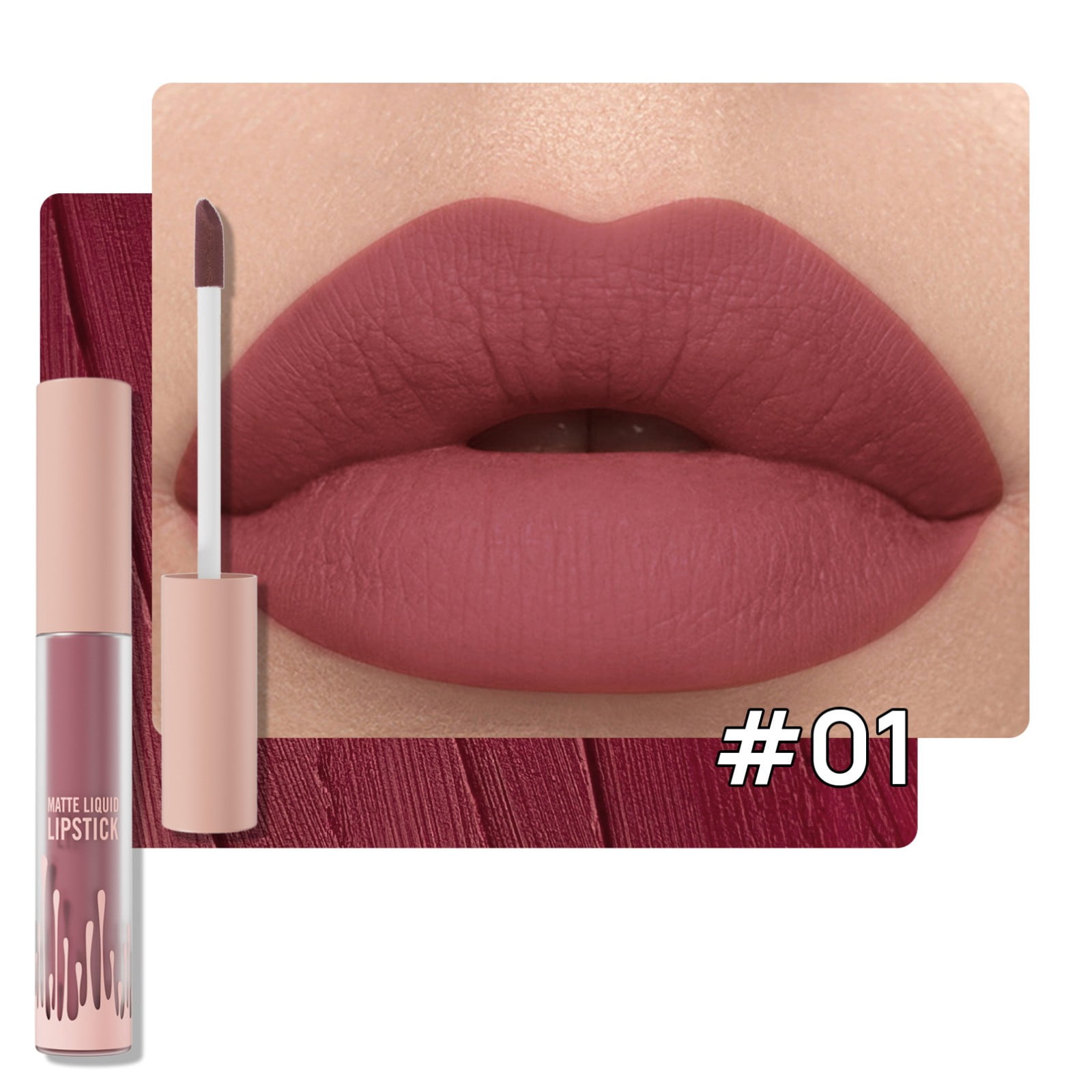 New！ 4 Colors Texture Lipstick Lipstick Creamy Lip Gloss Non Stick To ...