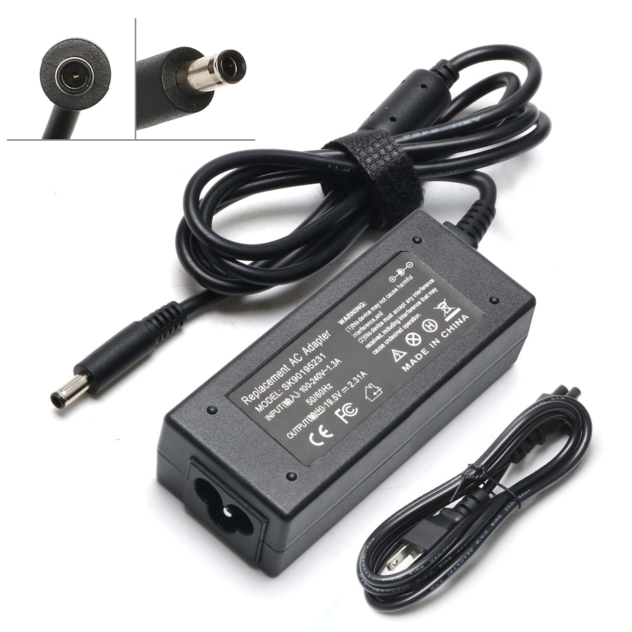 New 45W 19.5V 2.31A AC Adapter Laptop Charger Compatible with Dell ...