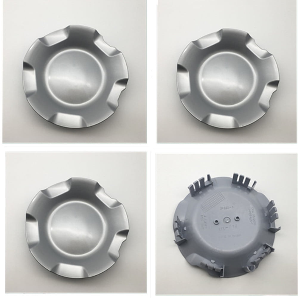 New 4PCS 7.125" Chevy Rims Hubcaps, Matte Silver Finish, Fits 2007-2013 ...