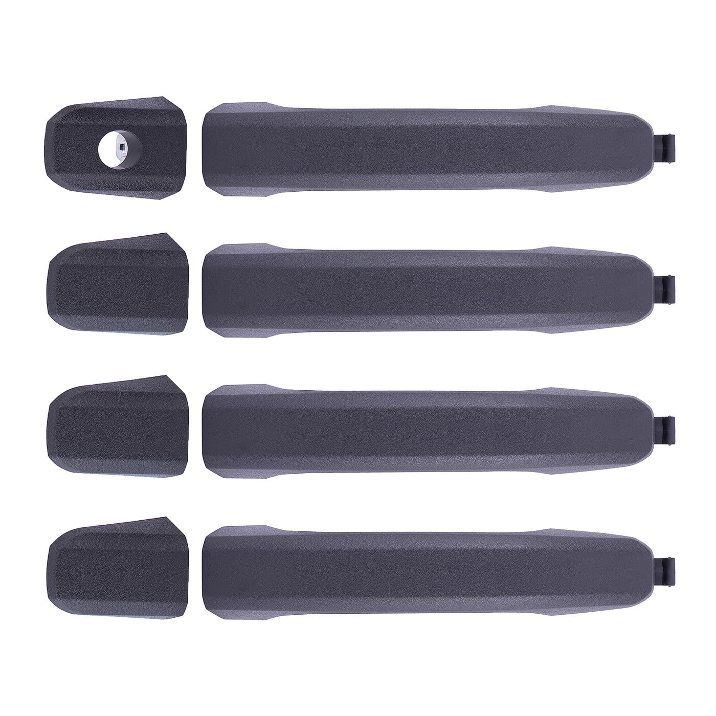 New 4pcs Front+Rear Left+Right Side Textured Black Exterior Door ...