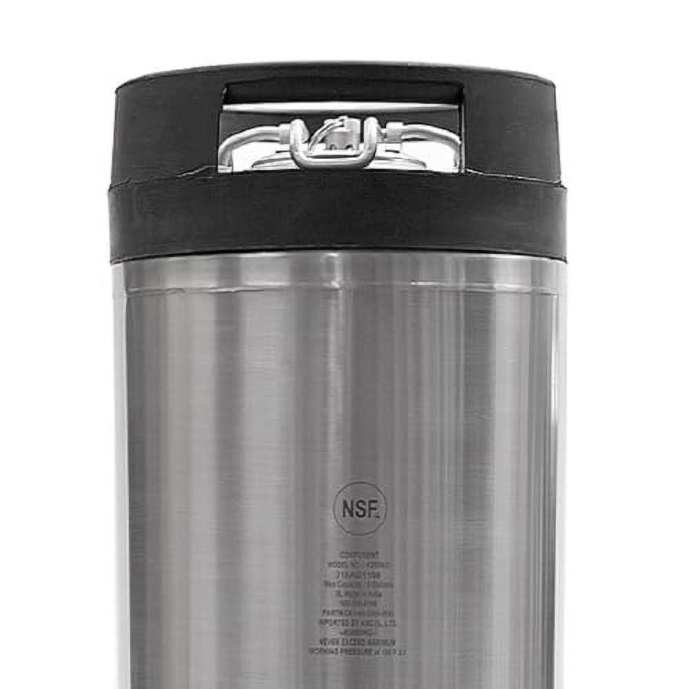 New 5 Gallon Ball Lock AMCYL Keg with Dual Rubber Handle - Walmart.com