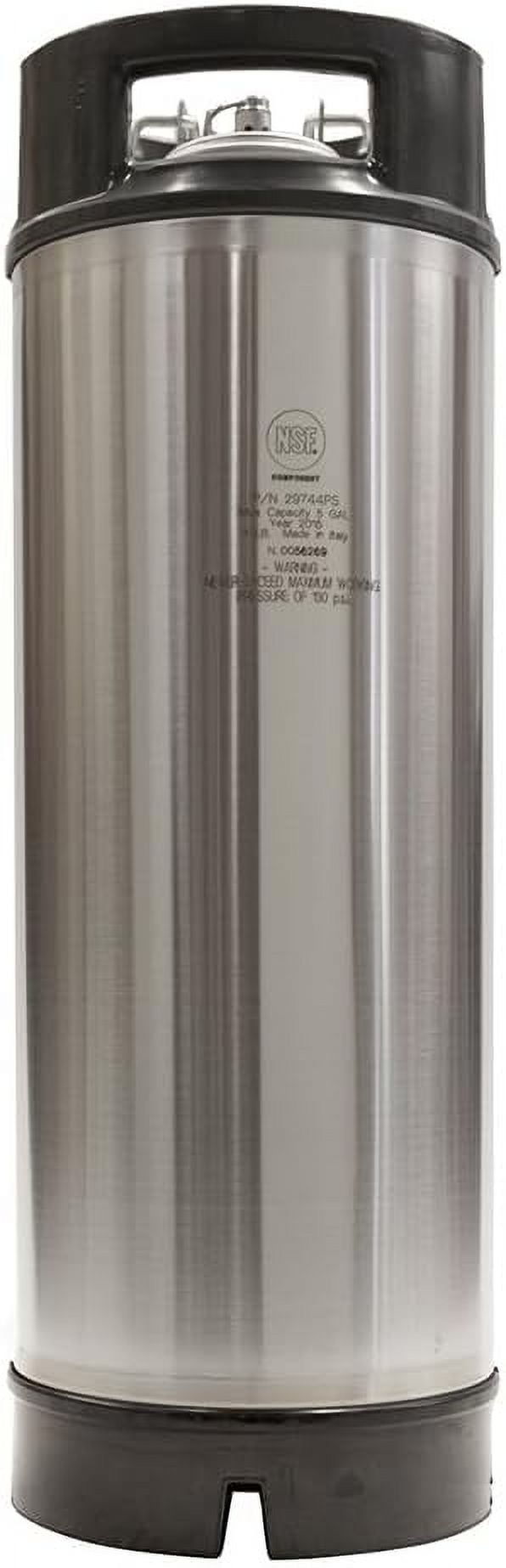 New 5 Gallon Ball Lock Keg - Dual Rubber Handle - Walmart.com