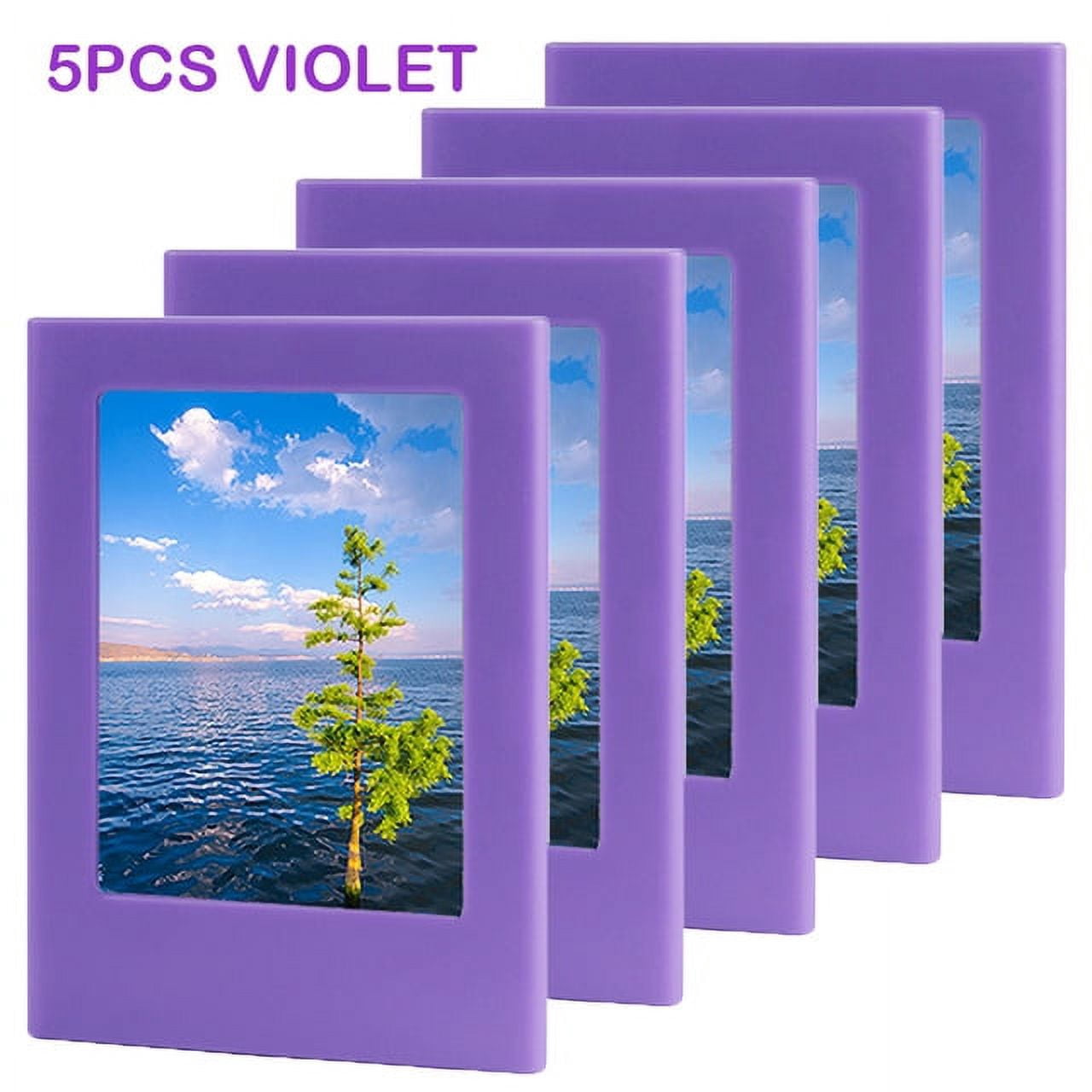 New 5 PACK Magnetic Picture Frames for Refrigerator, 3 Inch Fridge ...