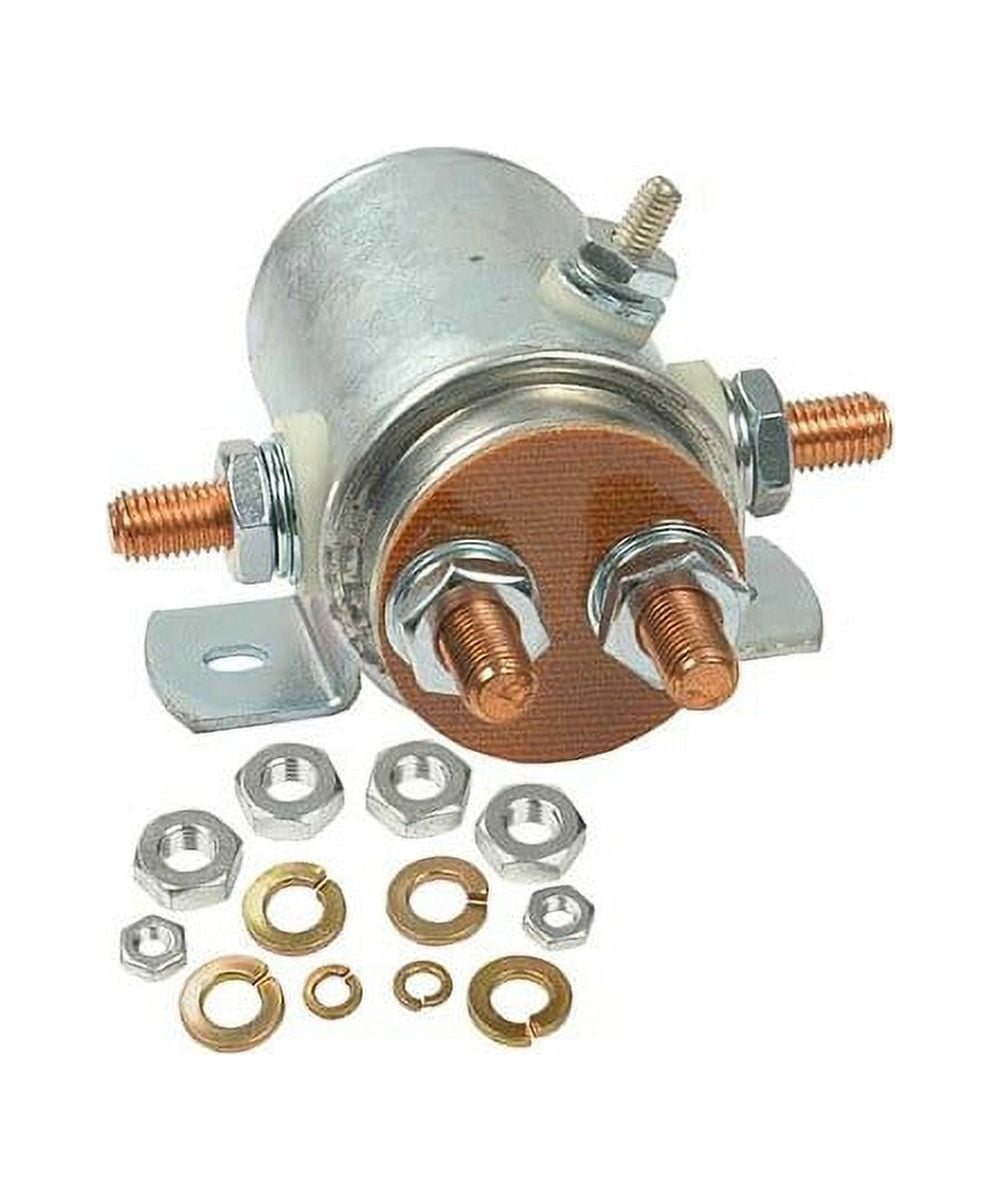 New 5 Terminal Solenoid Fits Winches With Round Solenoid Mounted On ...