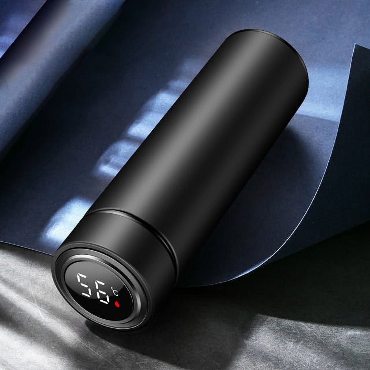 New 500ML Smart Insulation Cup Mini Thermos Cup Water Bottle LED ...