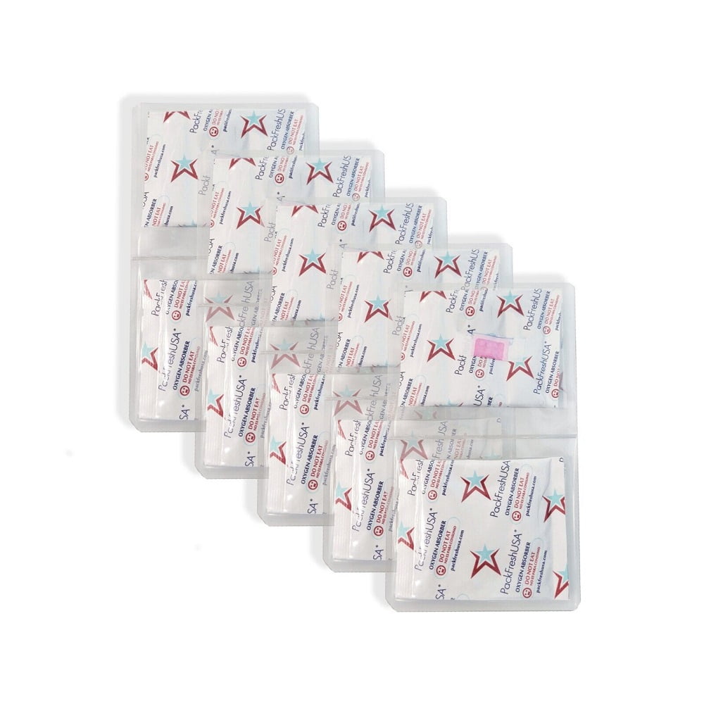 New 500cc Oxygen Absorber Packs Food-Grade 10 Pack - Walmart.com