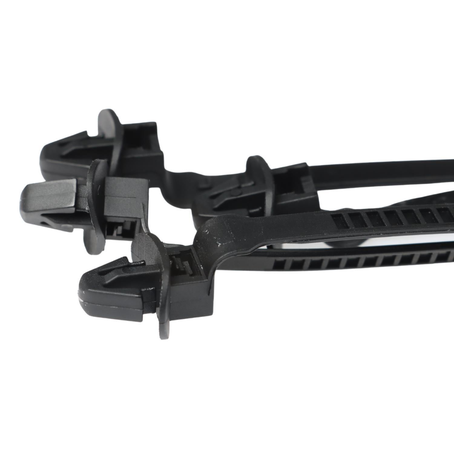 New 50x Automotive Cable Strap Push Mount Wire Tie Retainer Clip Clamp ...