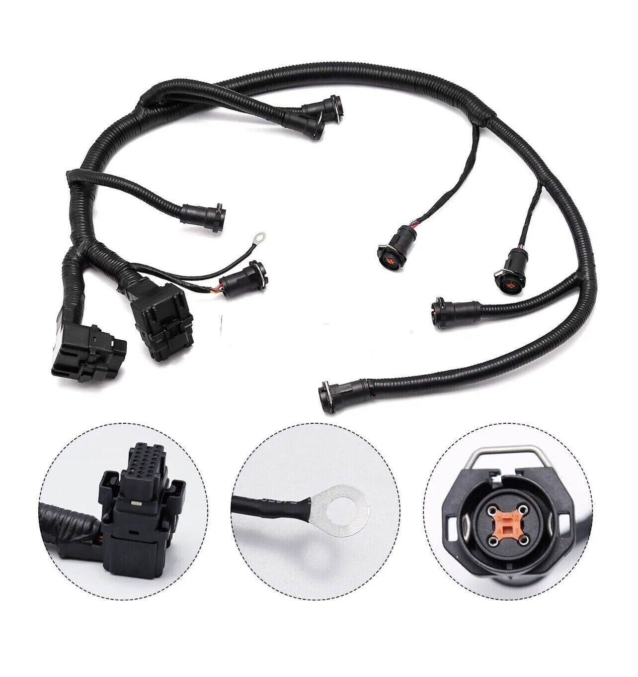 New 5C3Z-9D930-A FICM Fuel Injector Module Wiring Harness For Super ...