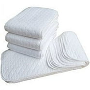 Cotton Baby Diapers, 10 Count - Reusable, Washable, Absorbent Cloth ...