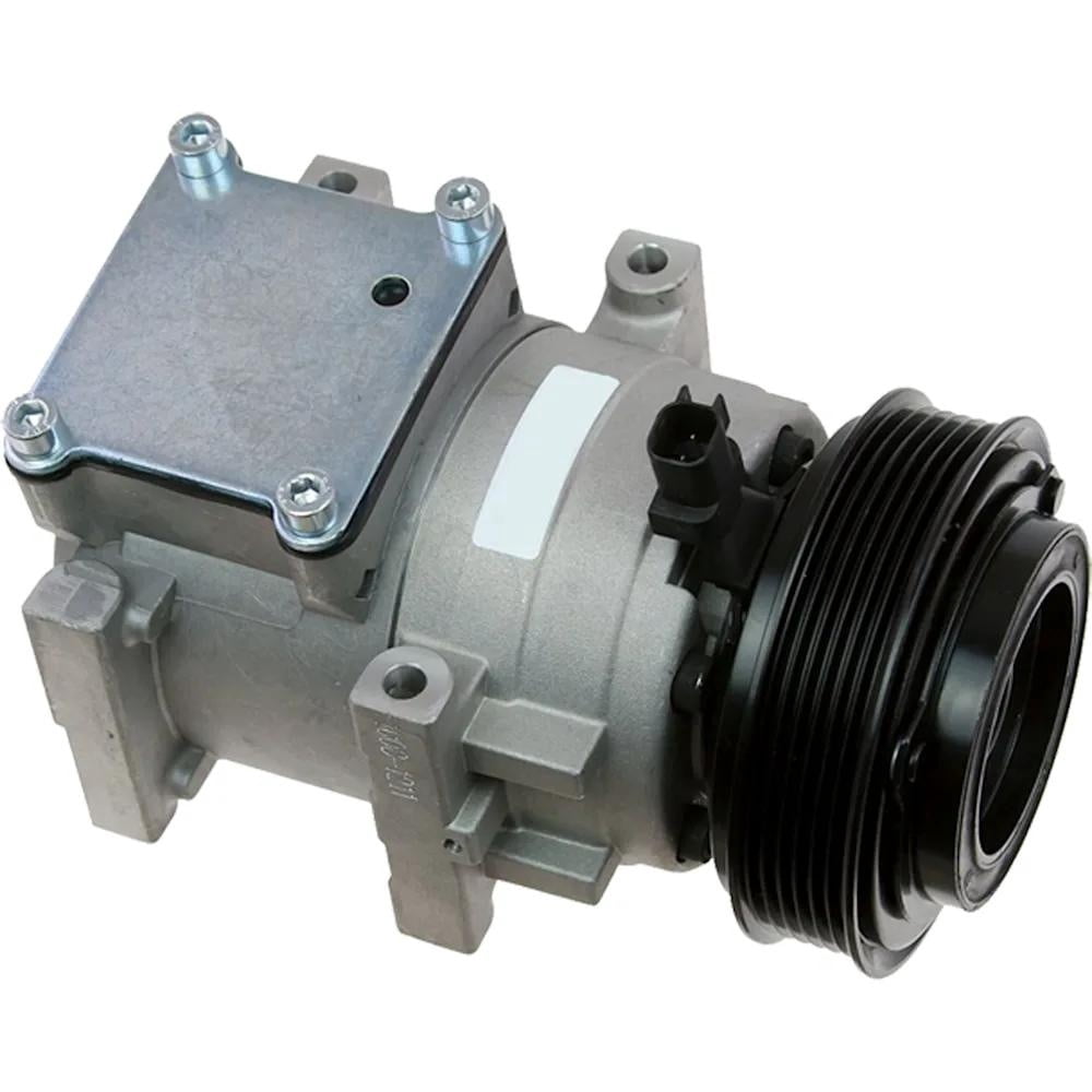 New 6-Groove Pulley A/C Compressor Compatible With Ford Fiesta Se 4 Cyl ...