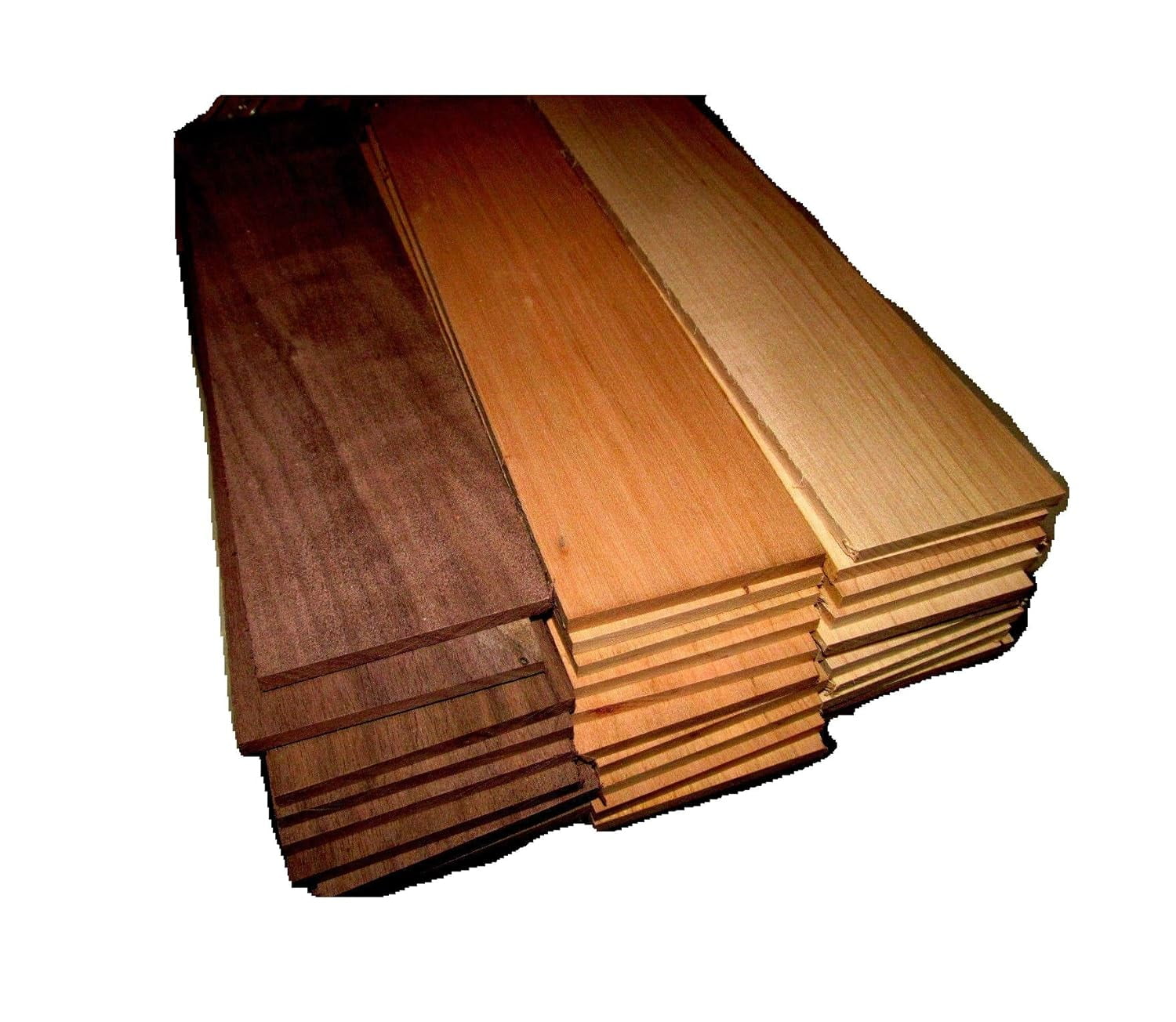 (New) 6 Each Thin, KILN Dried, Sanded Maple, Walnut, Cherry Wood Lumber ...