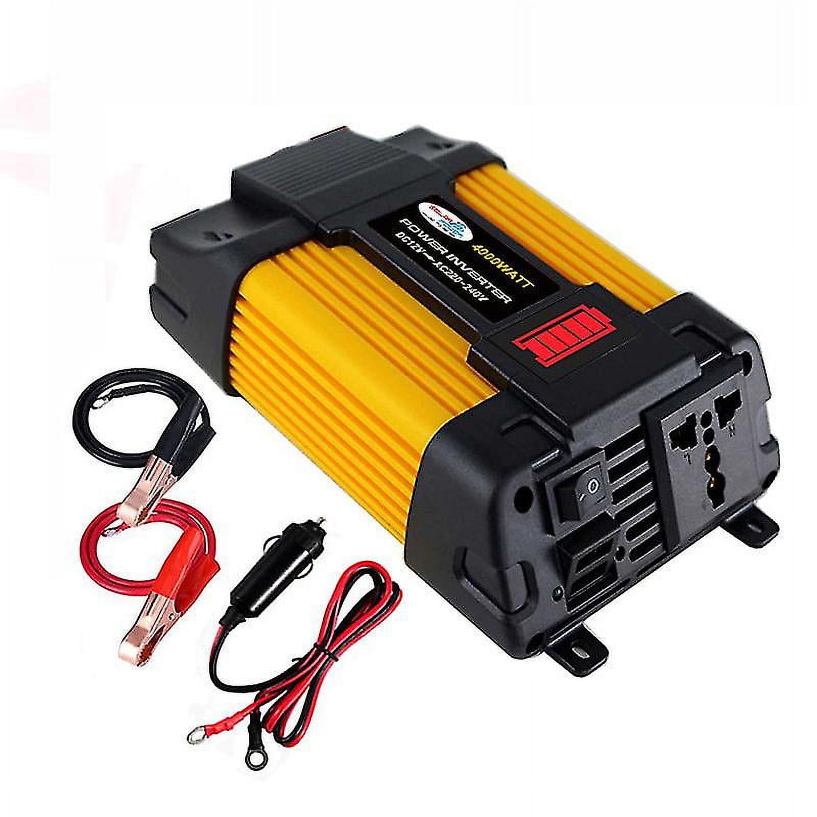 New 6000w 12v To 220v/110v Car Power Inverter Converter Charger Adapter ...