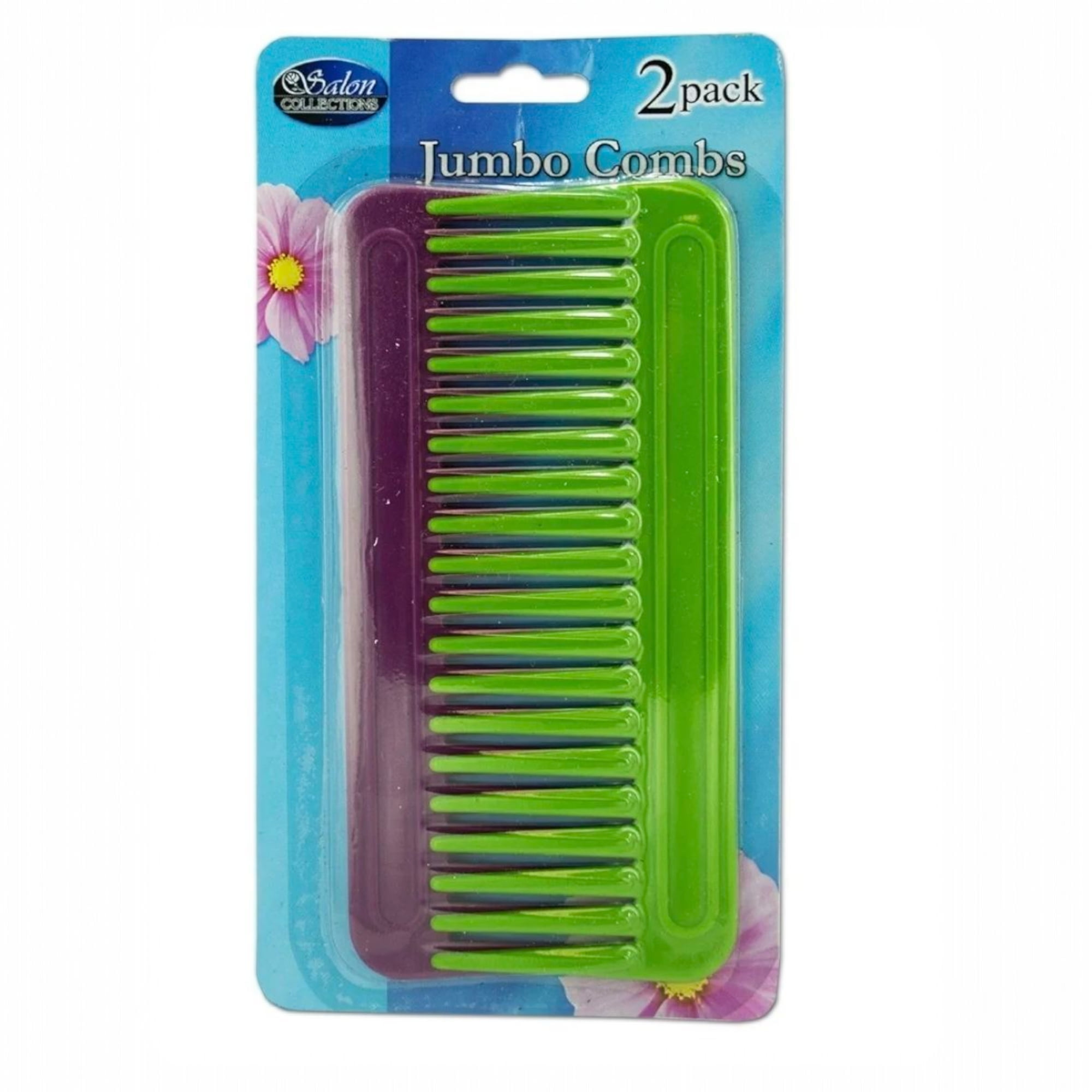 Salon Collections Jumbo Comb Set, 2-Pack (24 Sets, 48 Combs) - Walmart.com