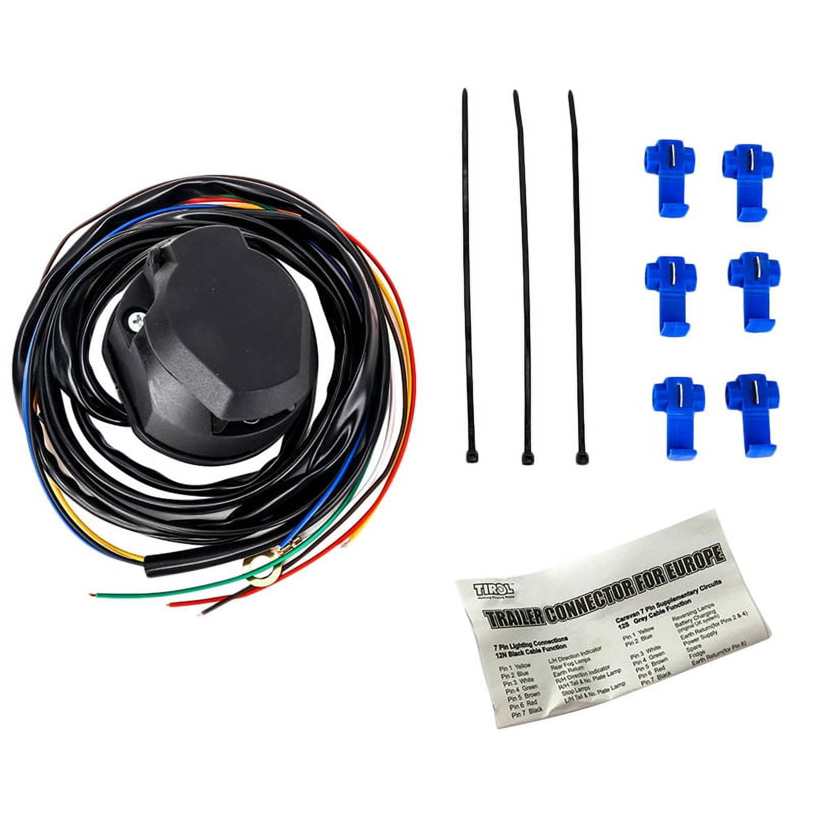 New 7 Pin Trailer Socket Cable 1.5M Wire for Car Trailer Wiring ...