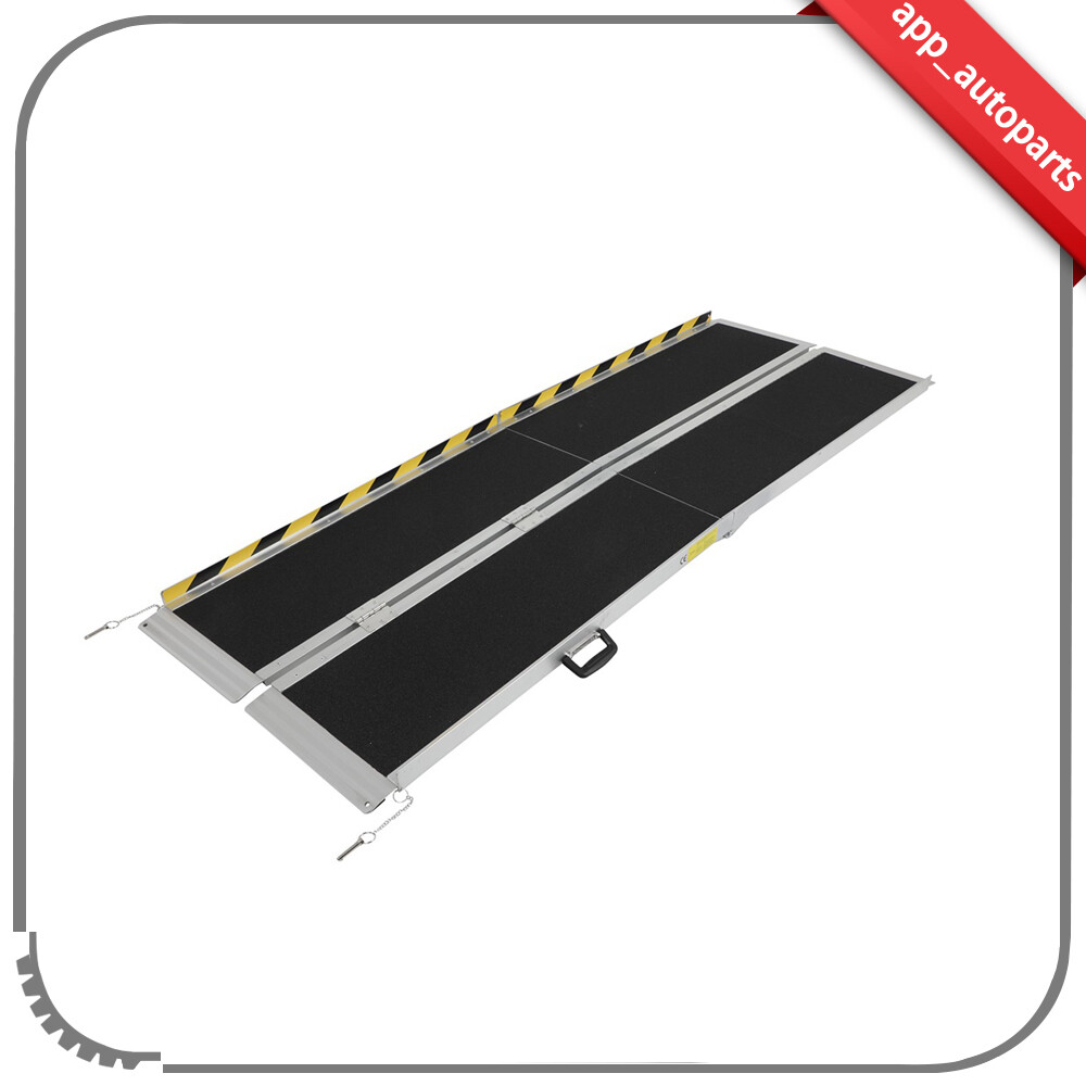 New 7FT Aluminum Multi-Folding Wheelchair Ramp Scooter Mobility ...