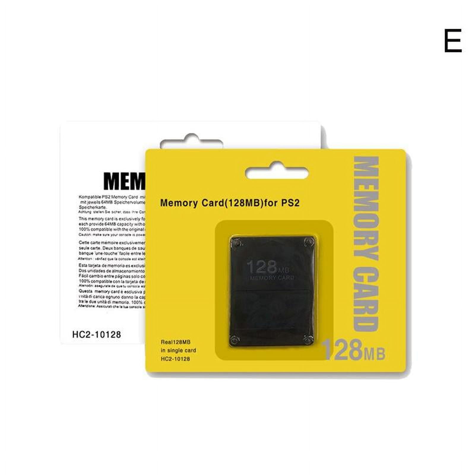 Max Choice Memory Card for PlayStation 2, Black, 8MB to 256MB Flash ...