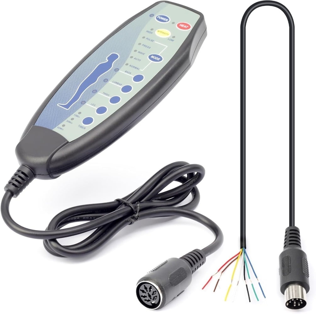 New 8 Female Pin Hand Remote Control For Massage Power Lift Recliner ...