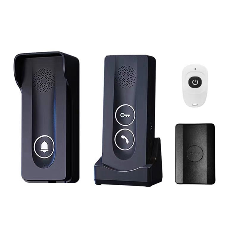 New 800M Long Distance Outdoor Doorbell Wireless Intercom Door Phone Unlocking Two-Way Intercom ...
