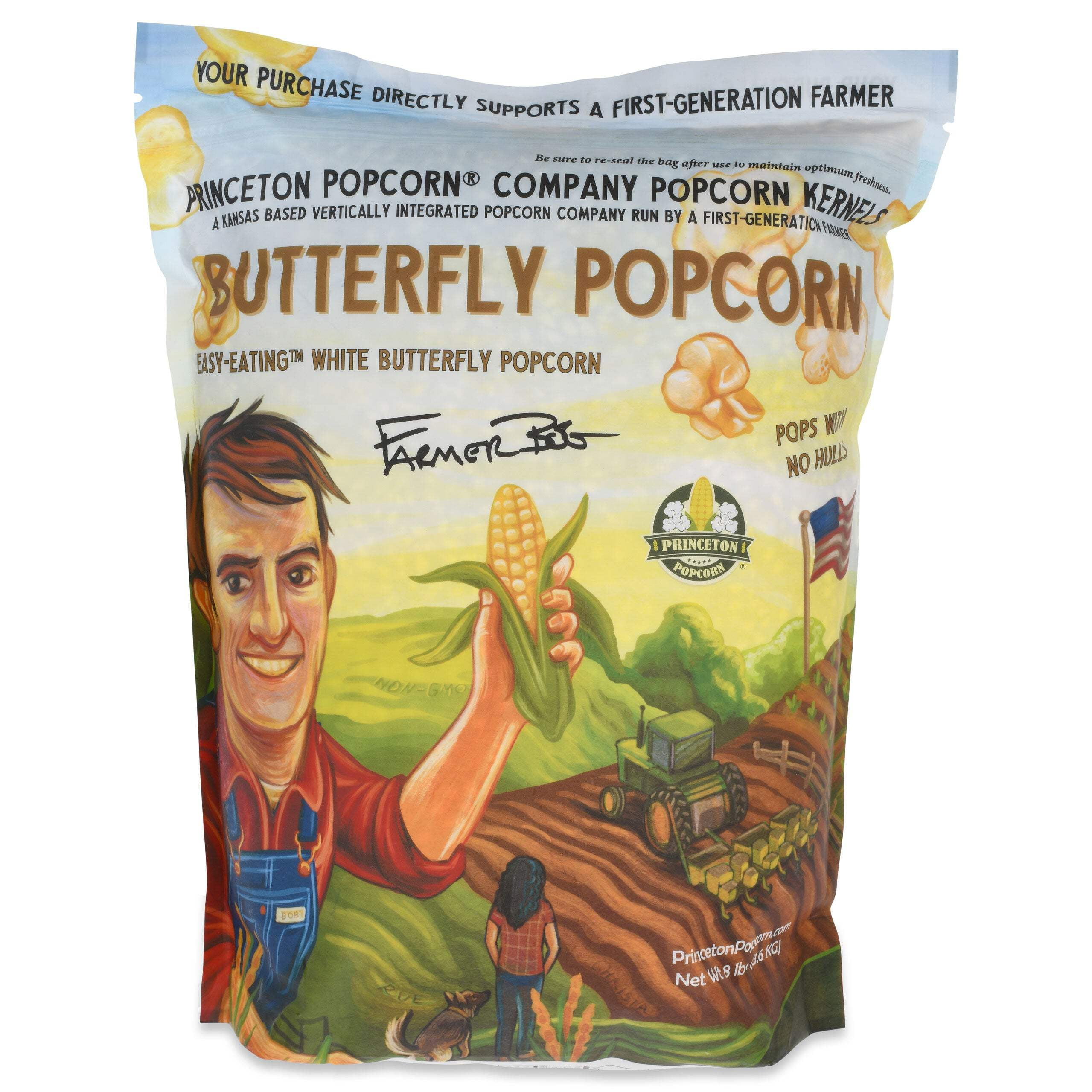New 8lb Butterfly Shaped Unpopped Popcorn Kernels - Walmart.com