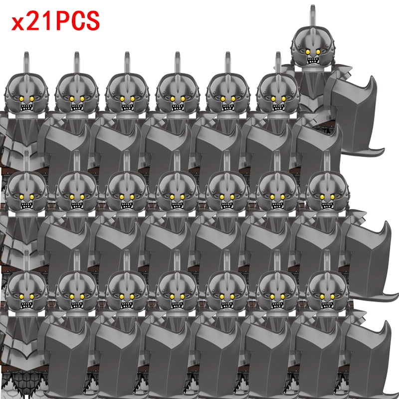New 8pcs/lot MOC Uruk-hai Orc Army Group Orcus Figures Model Building ...