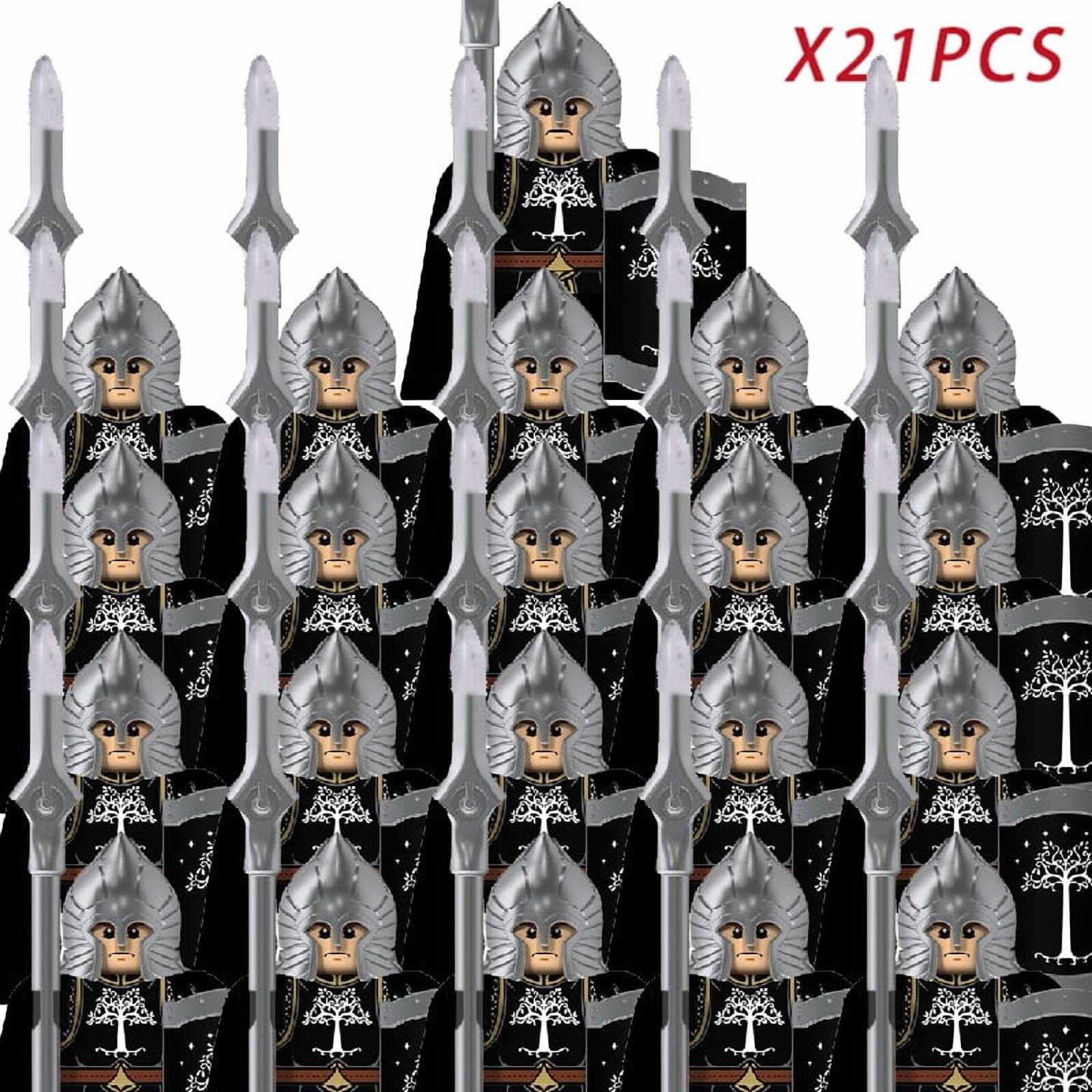 New 8pcs/lot MOC Uruk-hai Orc Army Group Orcus Figures Model Building ...