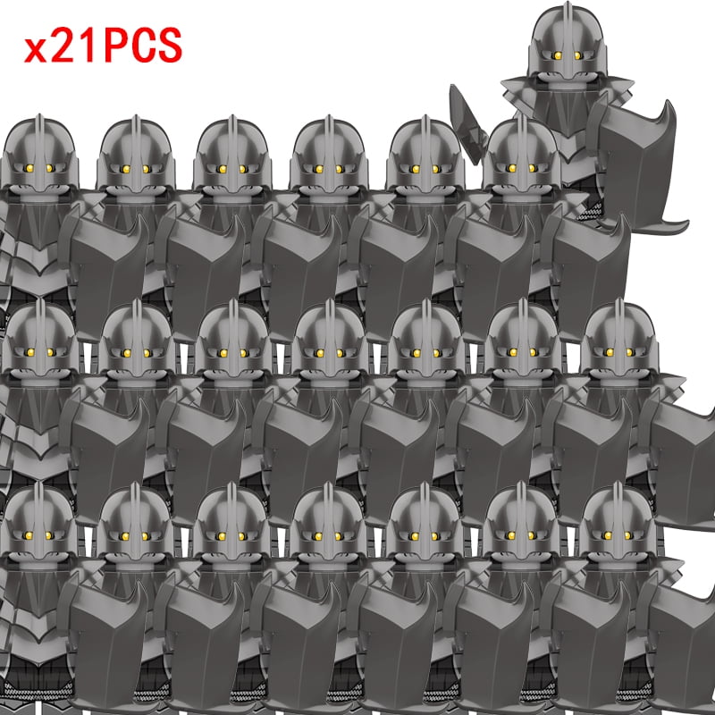 New 8pcs/lot MOC Uruk-hai Orc Army Group Orcus Figures Model Building ...