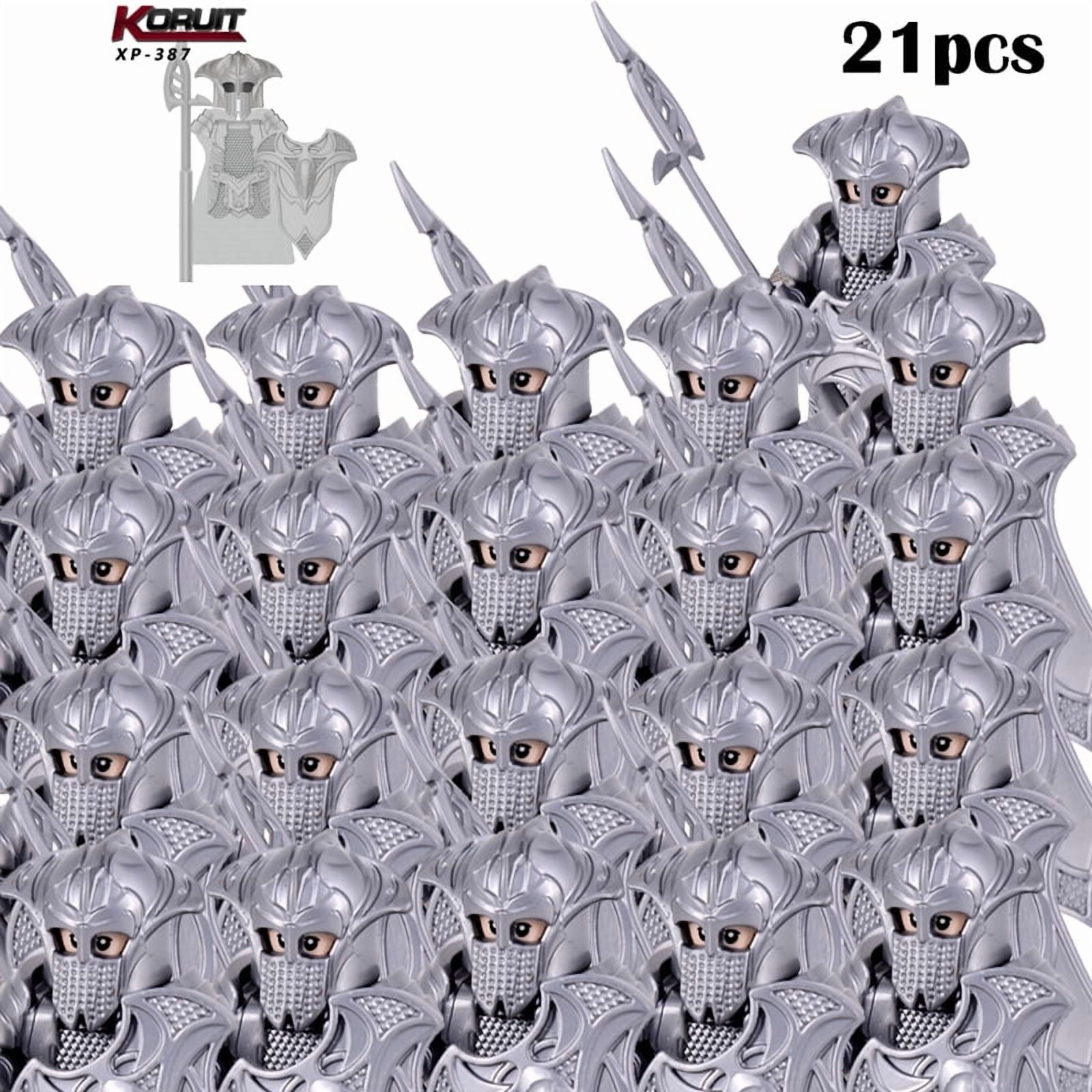 New 8pcs/lot MOC Uruk-hai Orc Army Group Orcus Figures Model Building ...