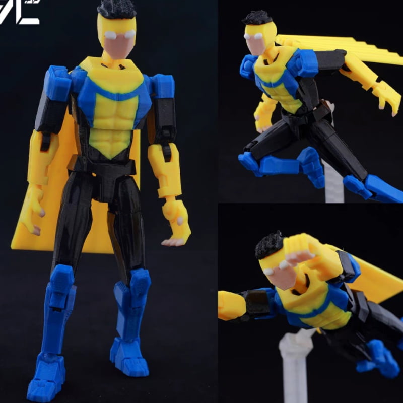New 9l3d Lucky 13 Invincible Boy Action Figure 3d Printed Anime Model ...