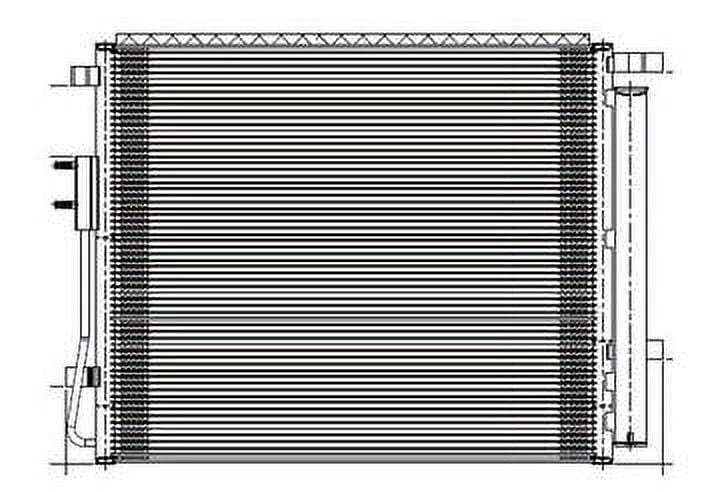 New A/C Condenser Fits Hyundai Santa Fe Sport 2.0T 2013-16 97606-2W000 ...
