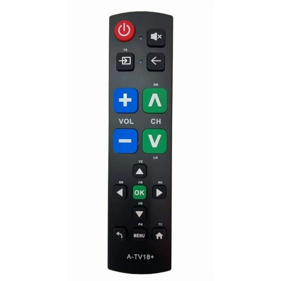 big button universal remotes