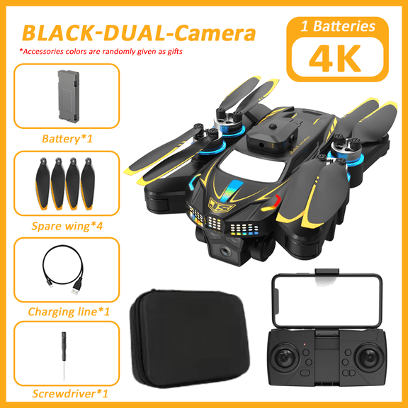 DEMi F188 Drone, 6K Dual Camera, GPS, Auto Return, Brushless, Foldable ...