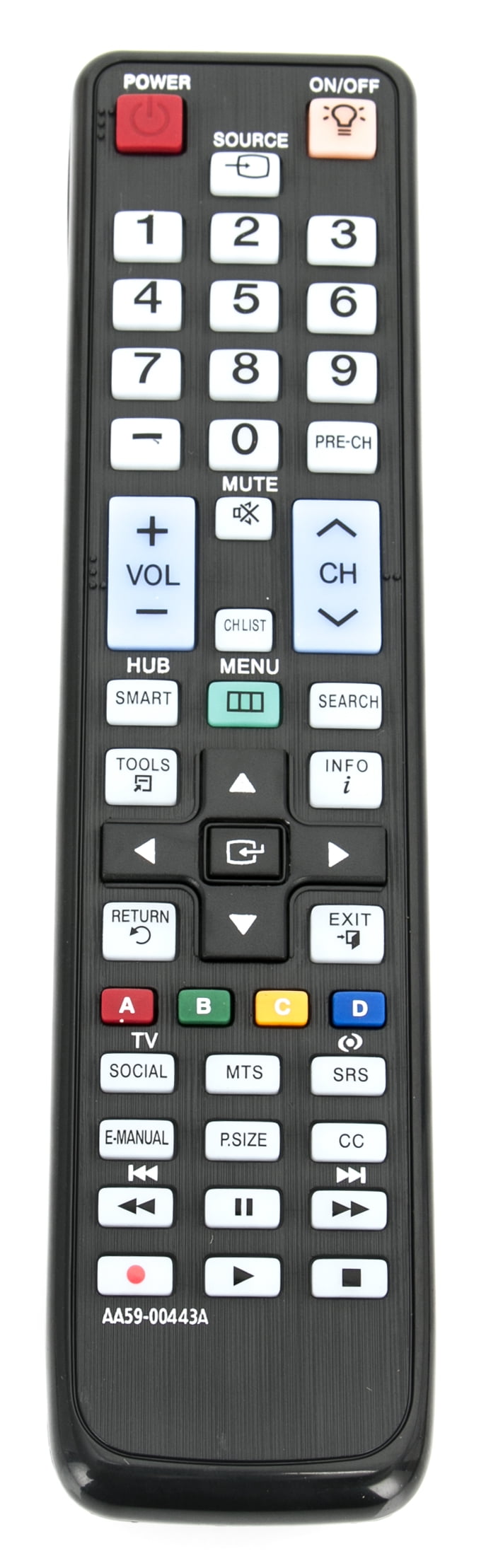 New AA59-00443A Replaced Remote control for Samsung LED TV UN32D6000SF ...