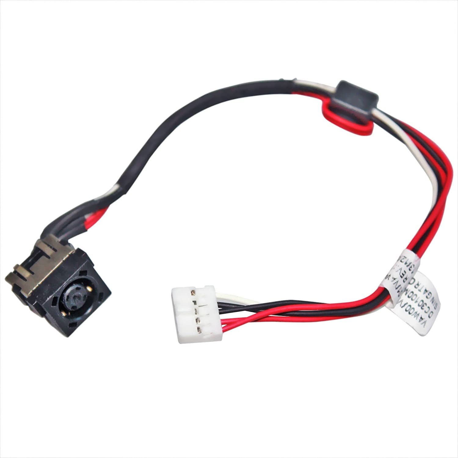 New AC DC Jack Power Plug in Charging Port Connector Socket with Wire ...