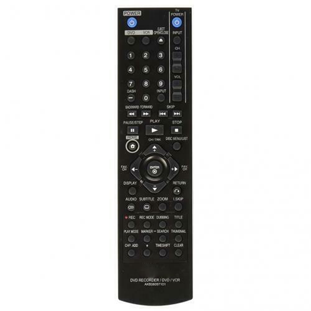 New AKB36097101 For LG DVD VCR DVDR Recorder Remote Control RC286H ...