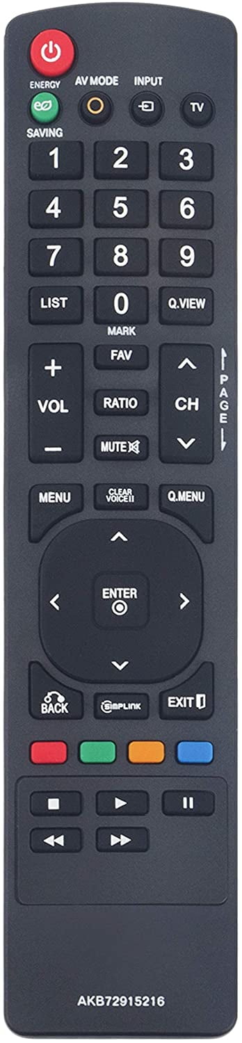 New AKB72915216 Replaced Remote Control fit for LG TV 50PJ350 50PJ250 ...
