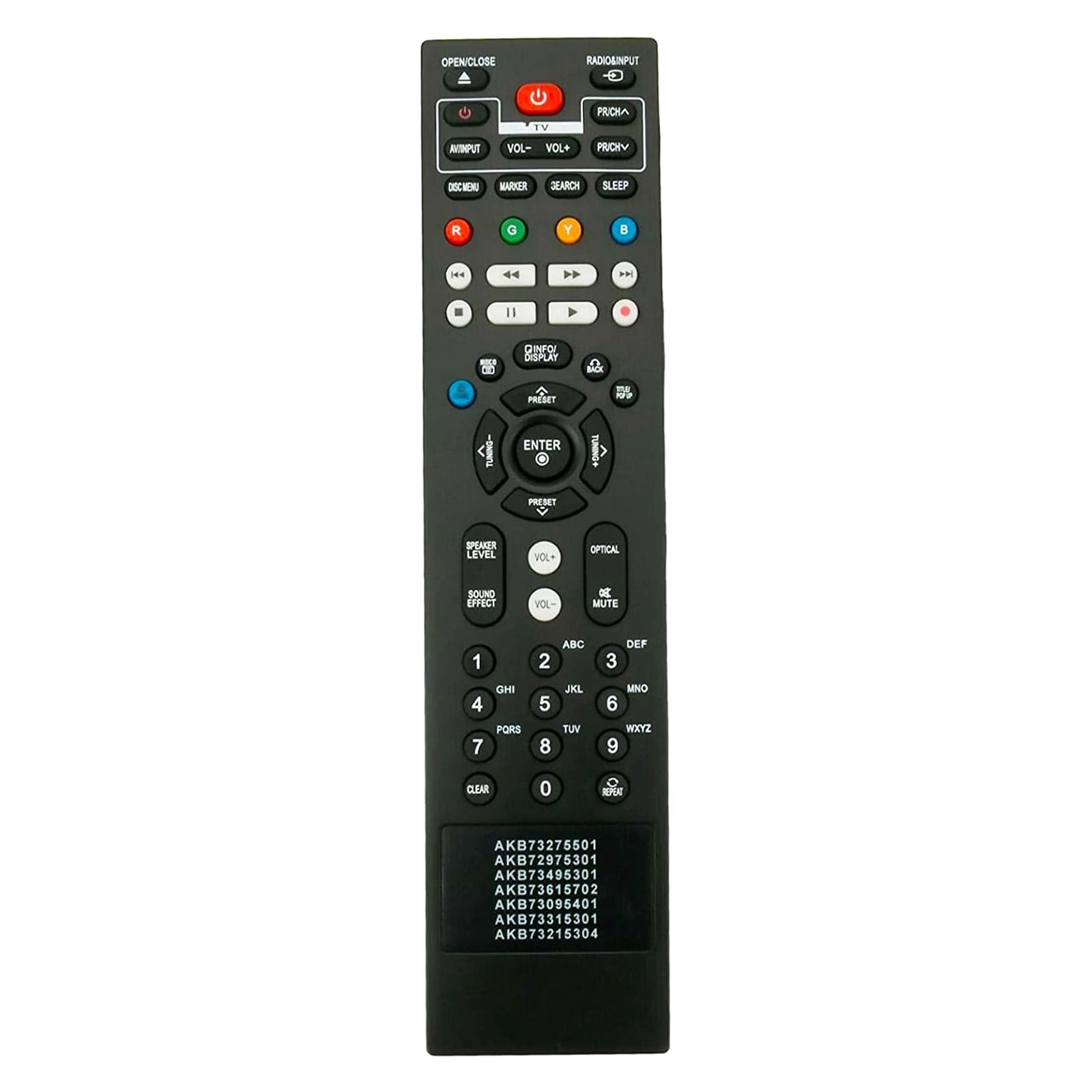 Newu Universal Replace Remote Control fit for LG Blu-ray BD611 BD620C ...