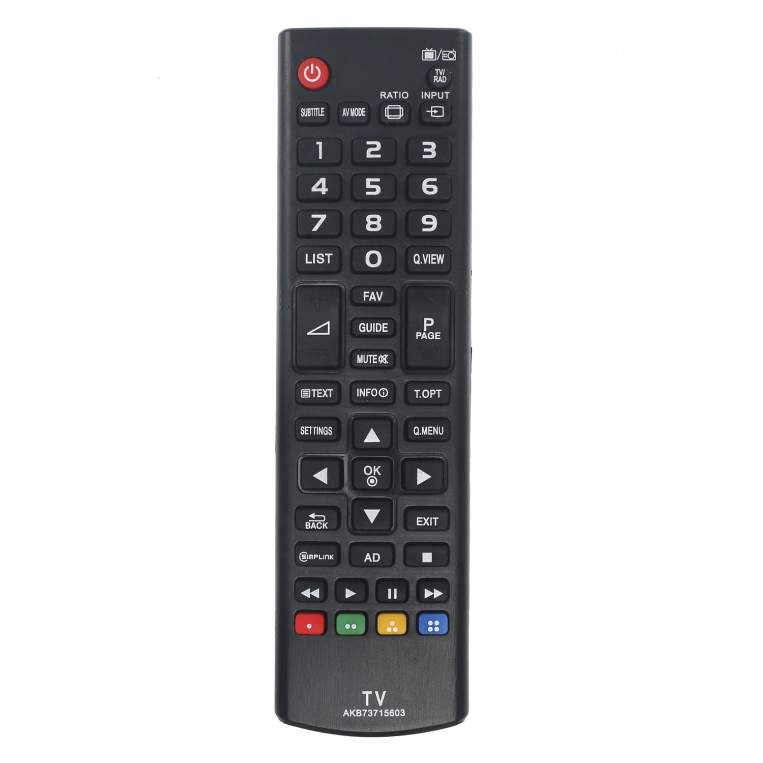 New AKB73715603 Replace Remote Control for LG TV 50ln5400 50PN450b ...