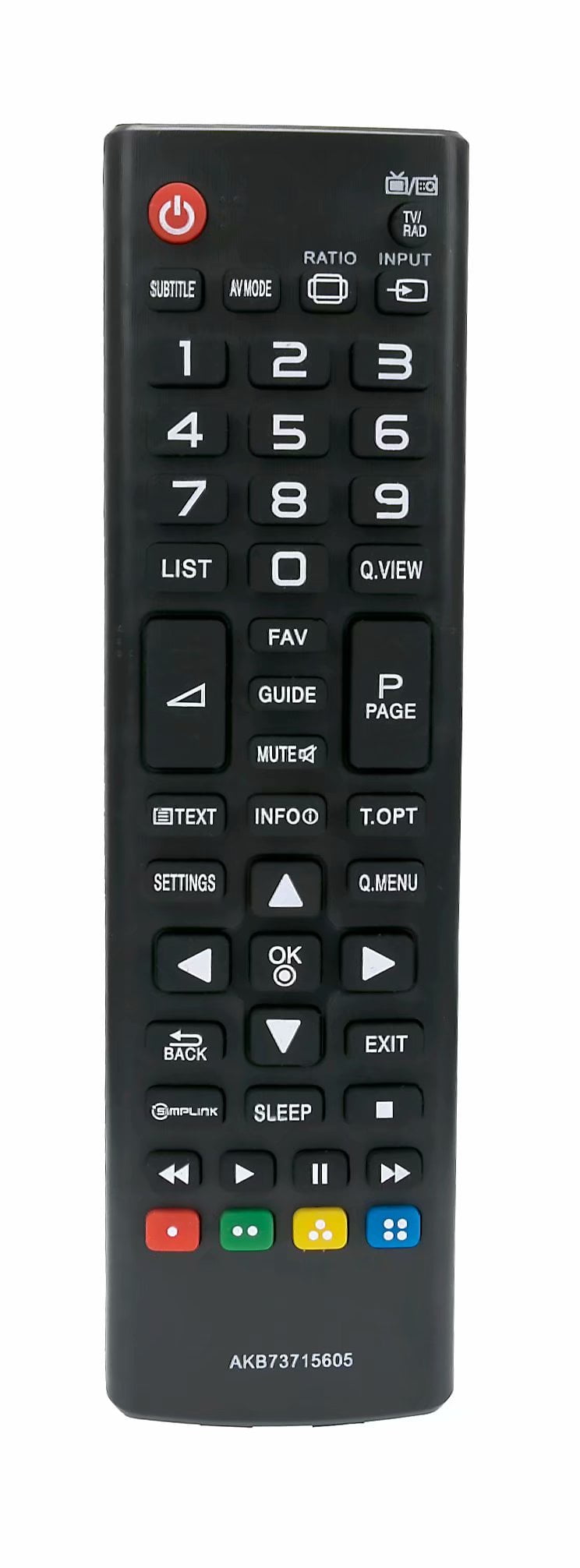 New AKB73715605 Remote Control for LG TV 42LN5400 50LN5400 32LP360H ...