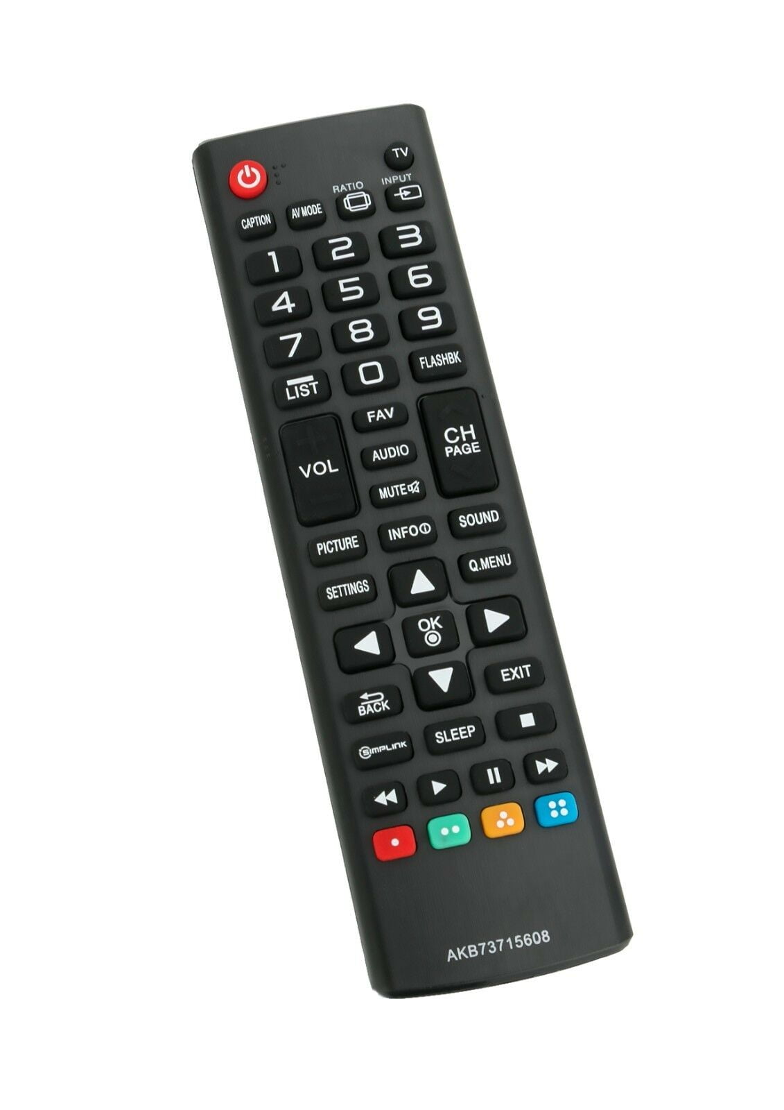 New AKB73715608 Replaced Remote Control for LG LCD TV 32LH500B 40LH5000 ...