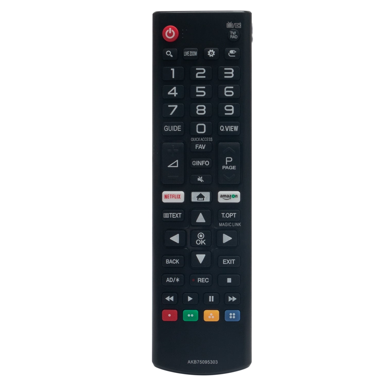 New AKB75095303 Replaced Remote Control fit for LG TV 65UJ655V-ZC ...