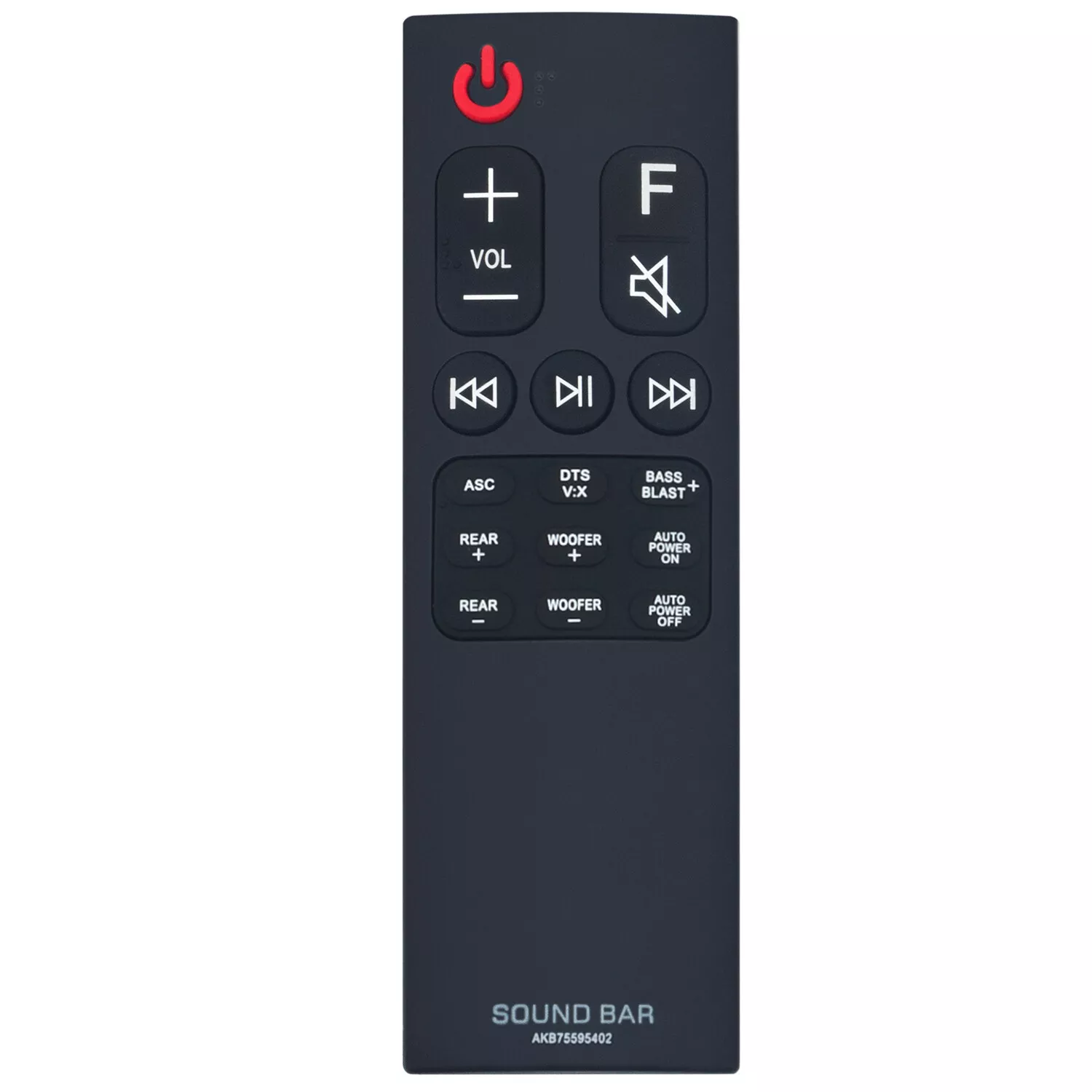 New AKB75595402 Replace Remote Control compatible with LG Sound Bar ...