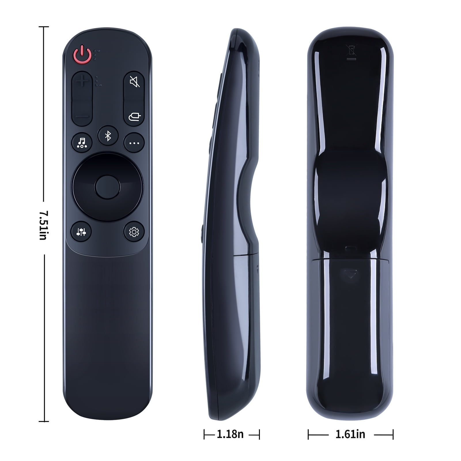 New AKB76038001 Replacement Remote Control fit For LG Sound Bar SPQ9-SL ...