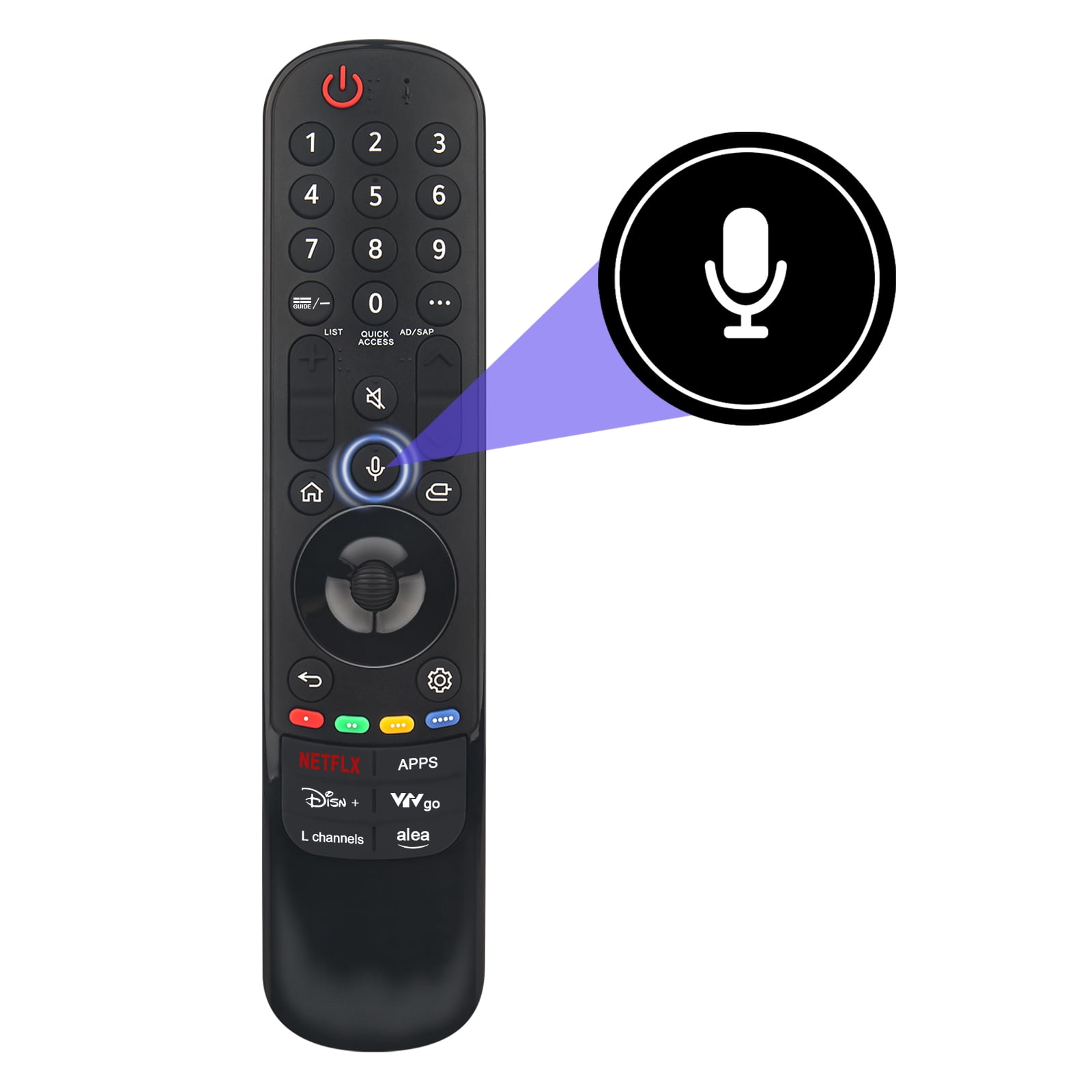 New AKB76045106 MR24GN Voice Replace Remote Control Fits for LG Magic ...