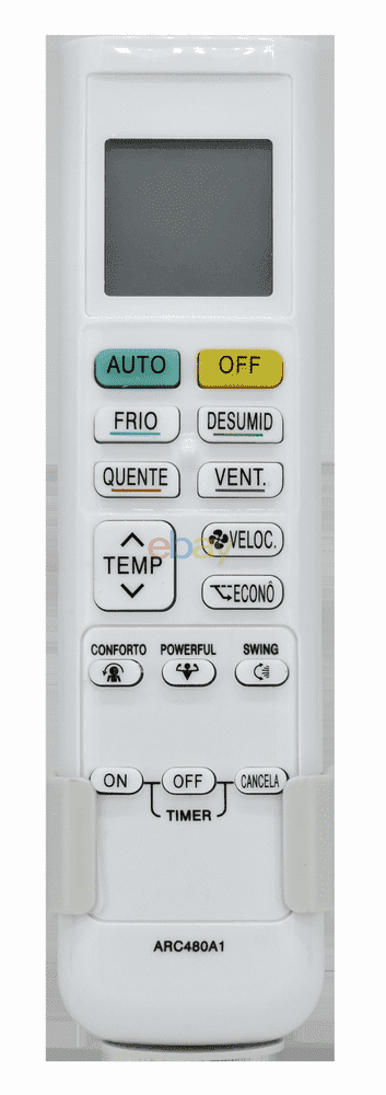New ARC480A1 For Daikin Universal Air Conditioner AC Remote Control ...