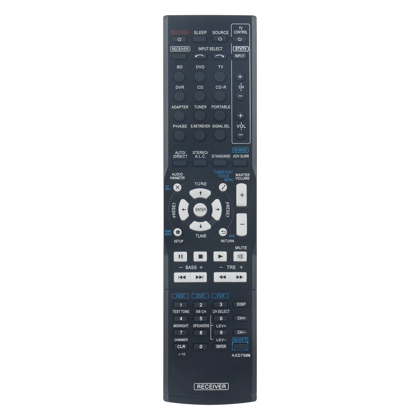 New AXD7586 Remote Control For Pioneer AV A/V Receiver System VSX-520-S ...